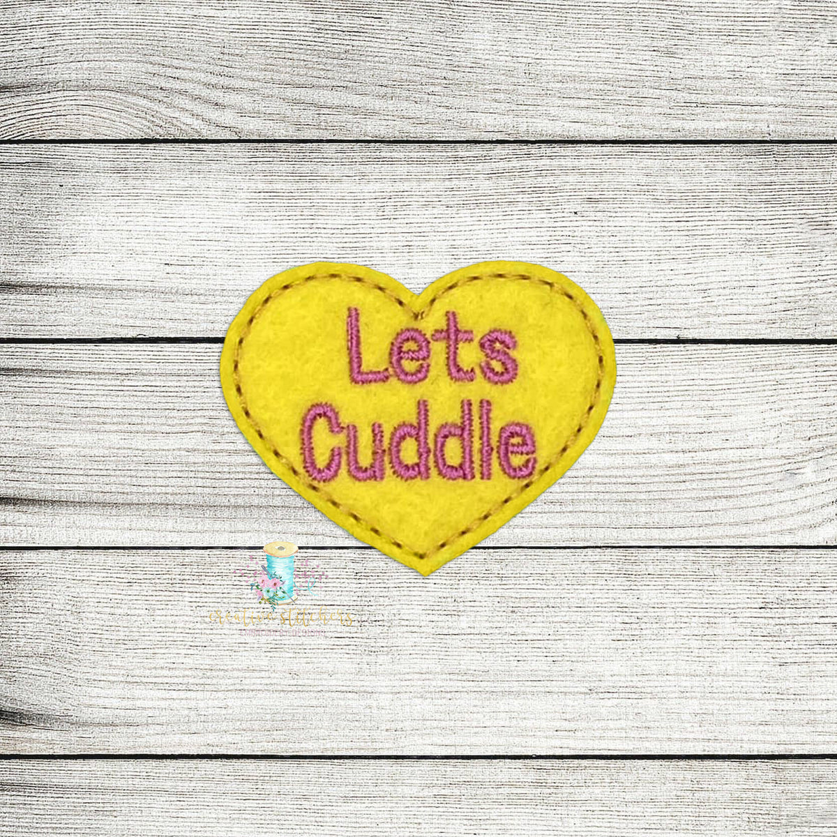 Lets Cuddle Feltie Digital Embroidery Design File – Creative Stitchers