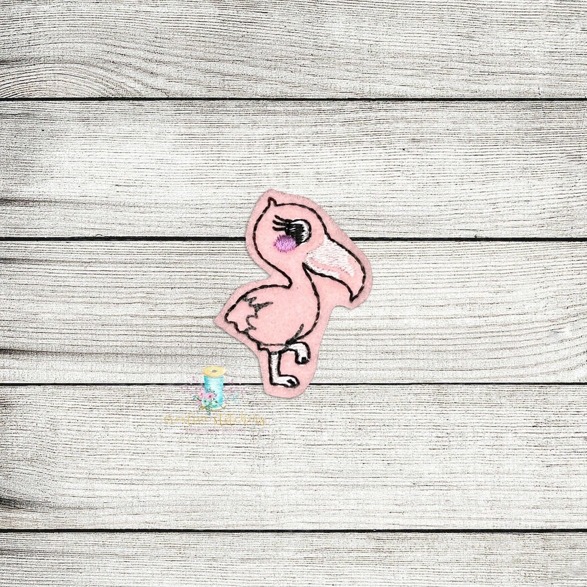Flamingo Body Feltie Digital Embroidery Design File – Creative Stitchers