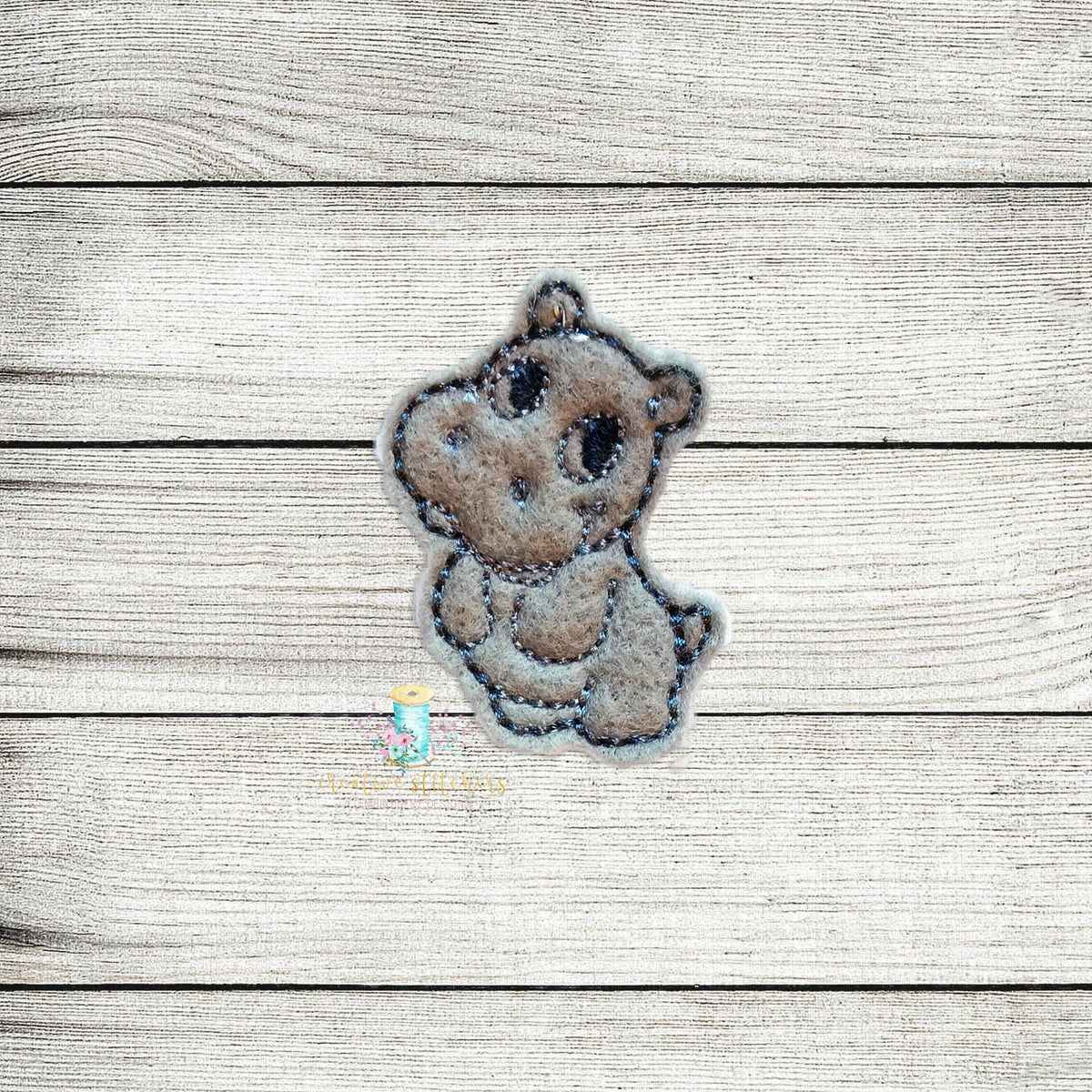 Halle Hippo Feltie Digital Embroidery Design File – Creative Stitchers