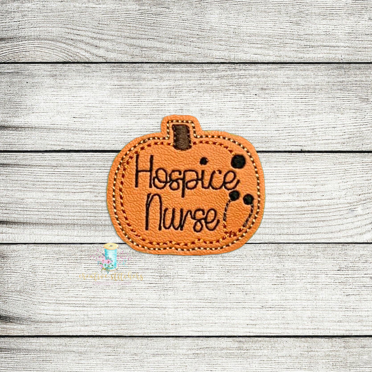 Hospice Nurse Pumpkin Stethoscope Digital Embroidery Design File ...