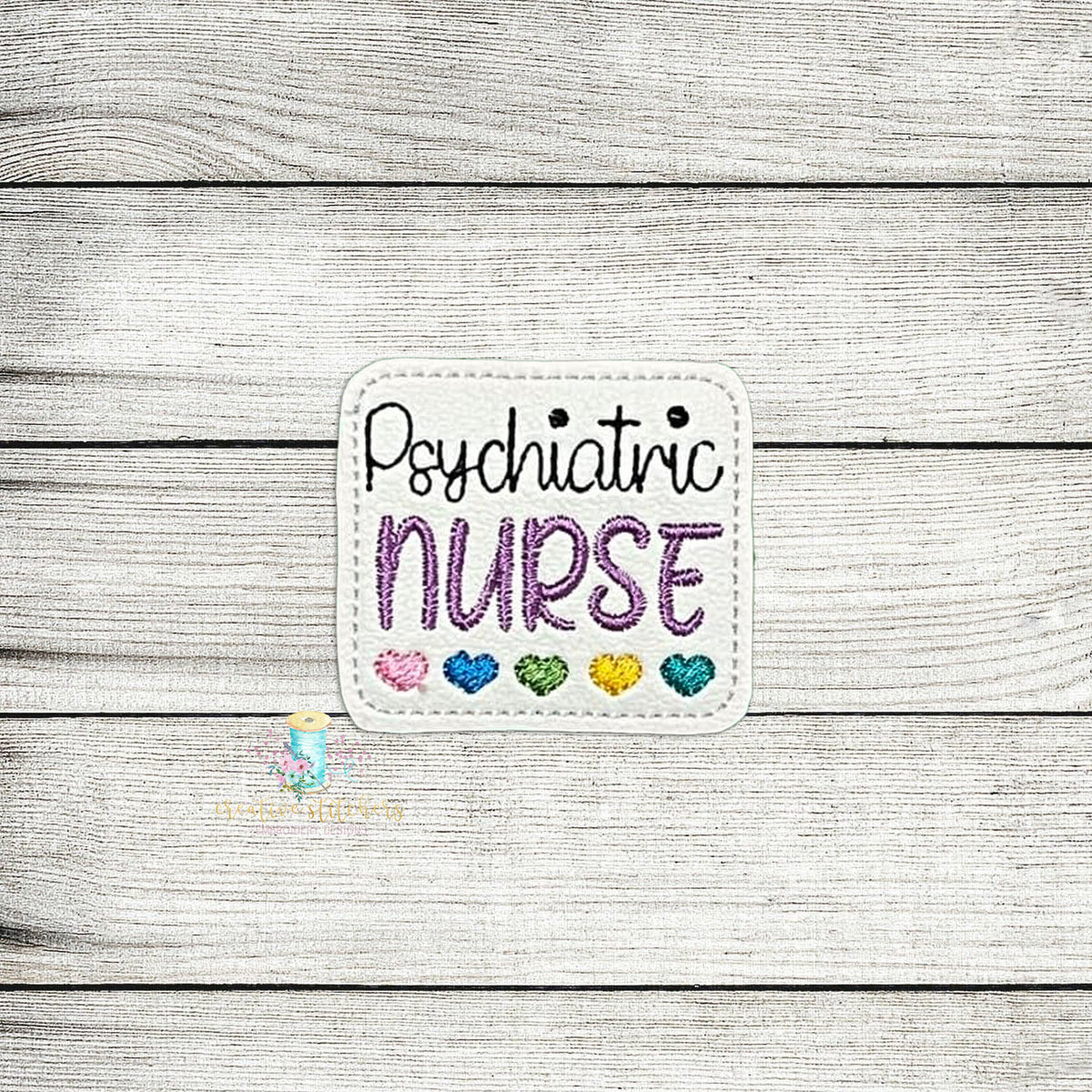 Psychiatric Nurse Feltie Digital Embroidery Design File – Creative ...