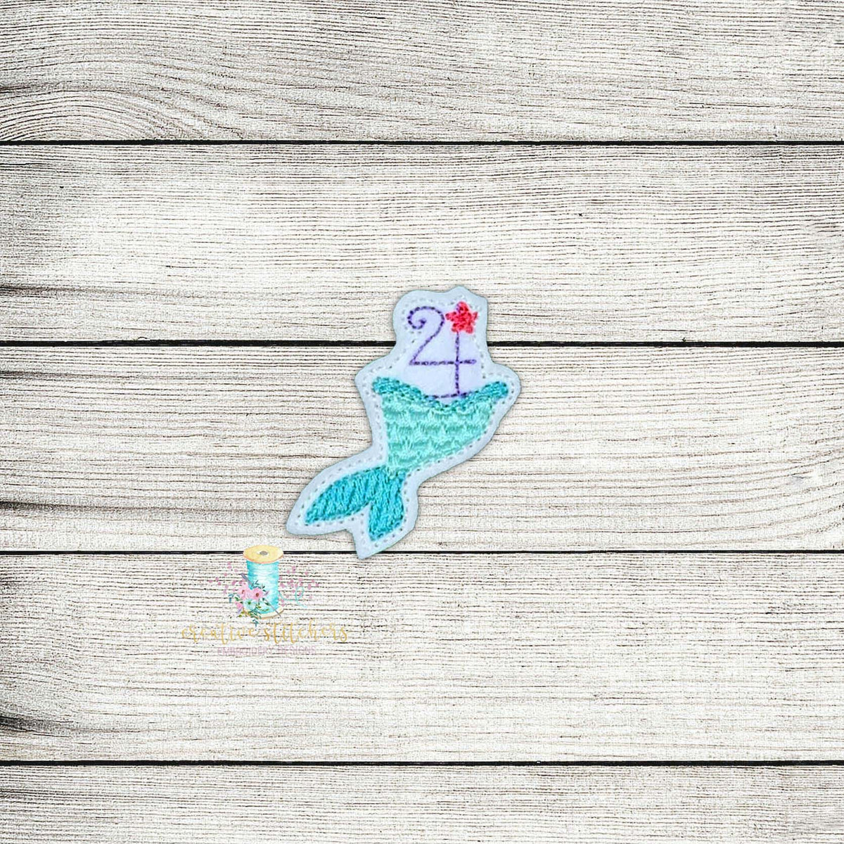 Mermaid Number 4 Digital Embroidery Design File – Creative Stitchers