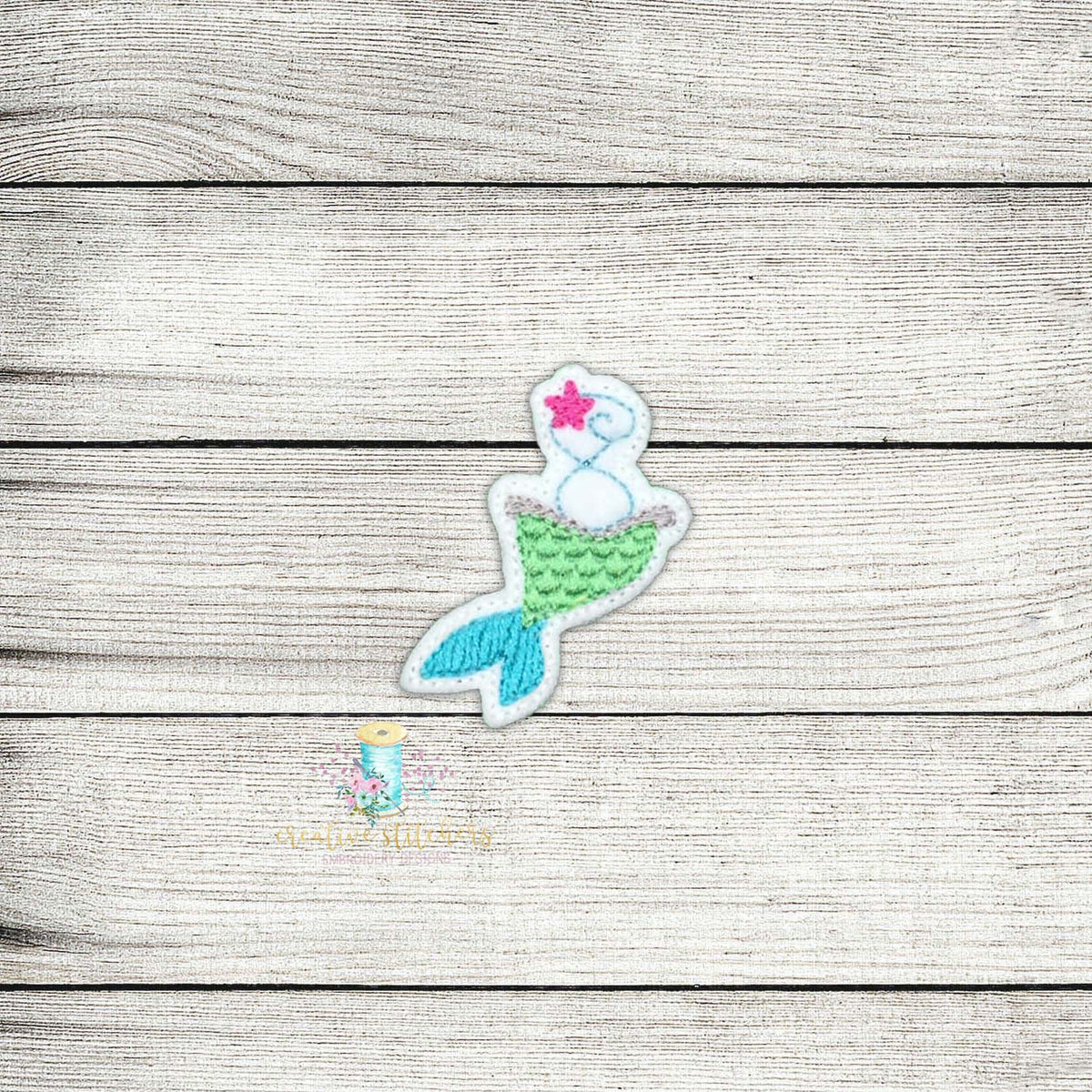 Mermaid Number 8 Digital Embroidery Design File – Creative Stitchers