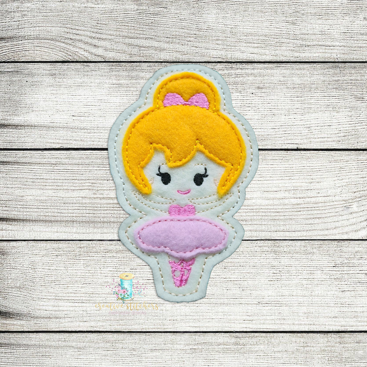 Ballerina Slider Digital Embroidery Design File – Creative Stitchers