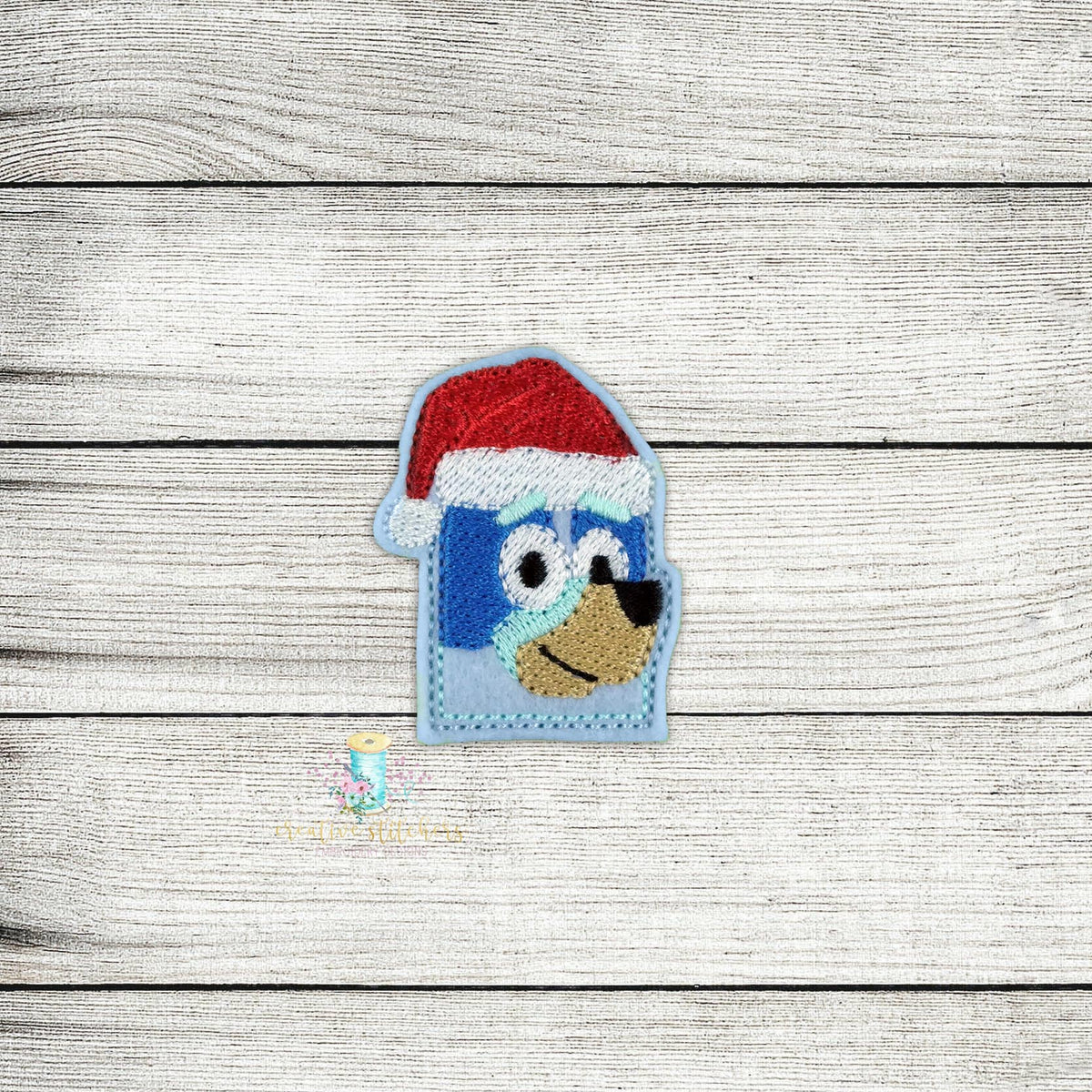 Bluey Santa Digital Embroidery Design File – Creative Stitchers