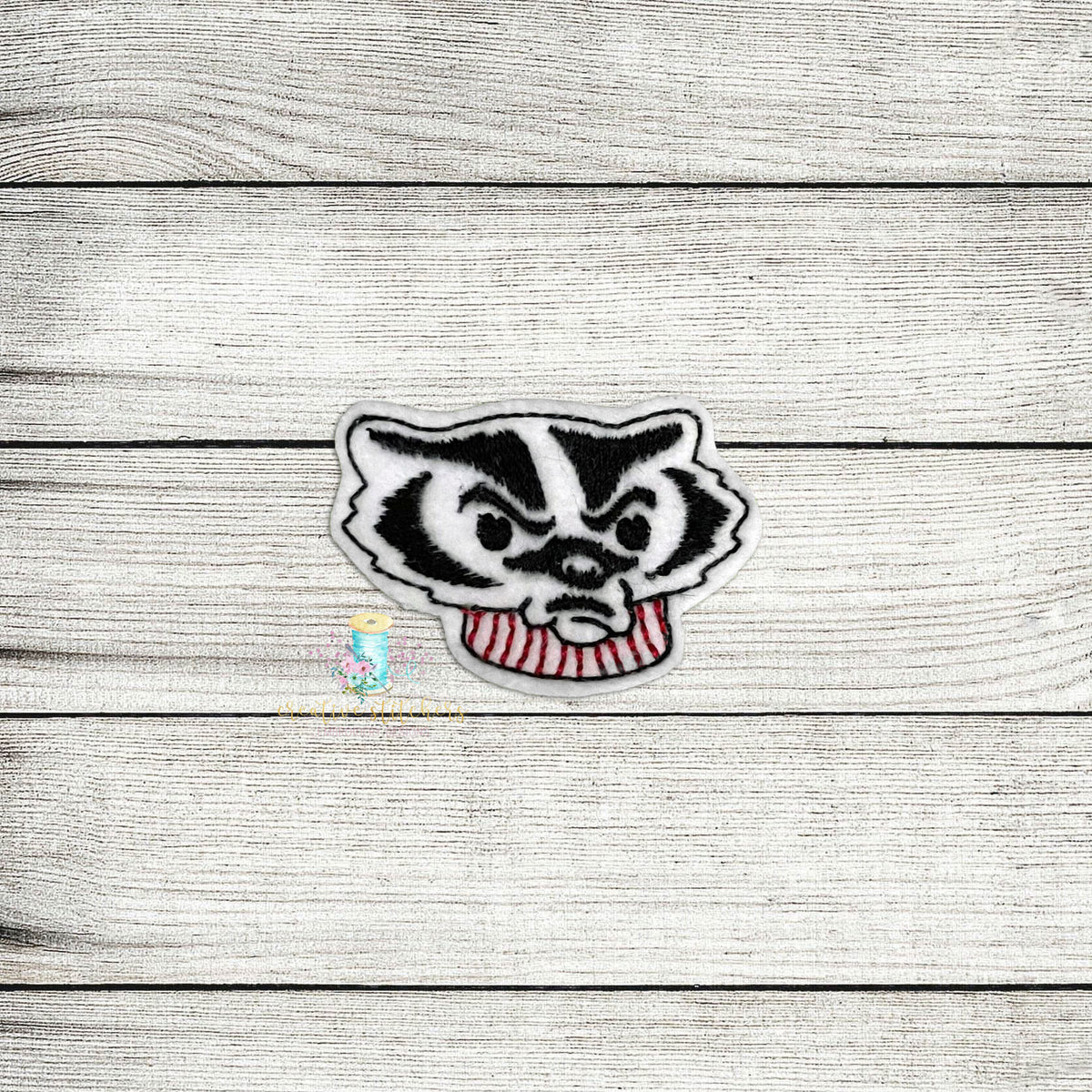 Badger Head Feltie Digital Embroidery Design File – Creative Stitchers