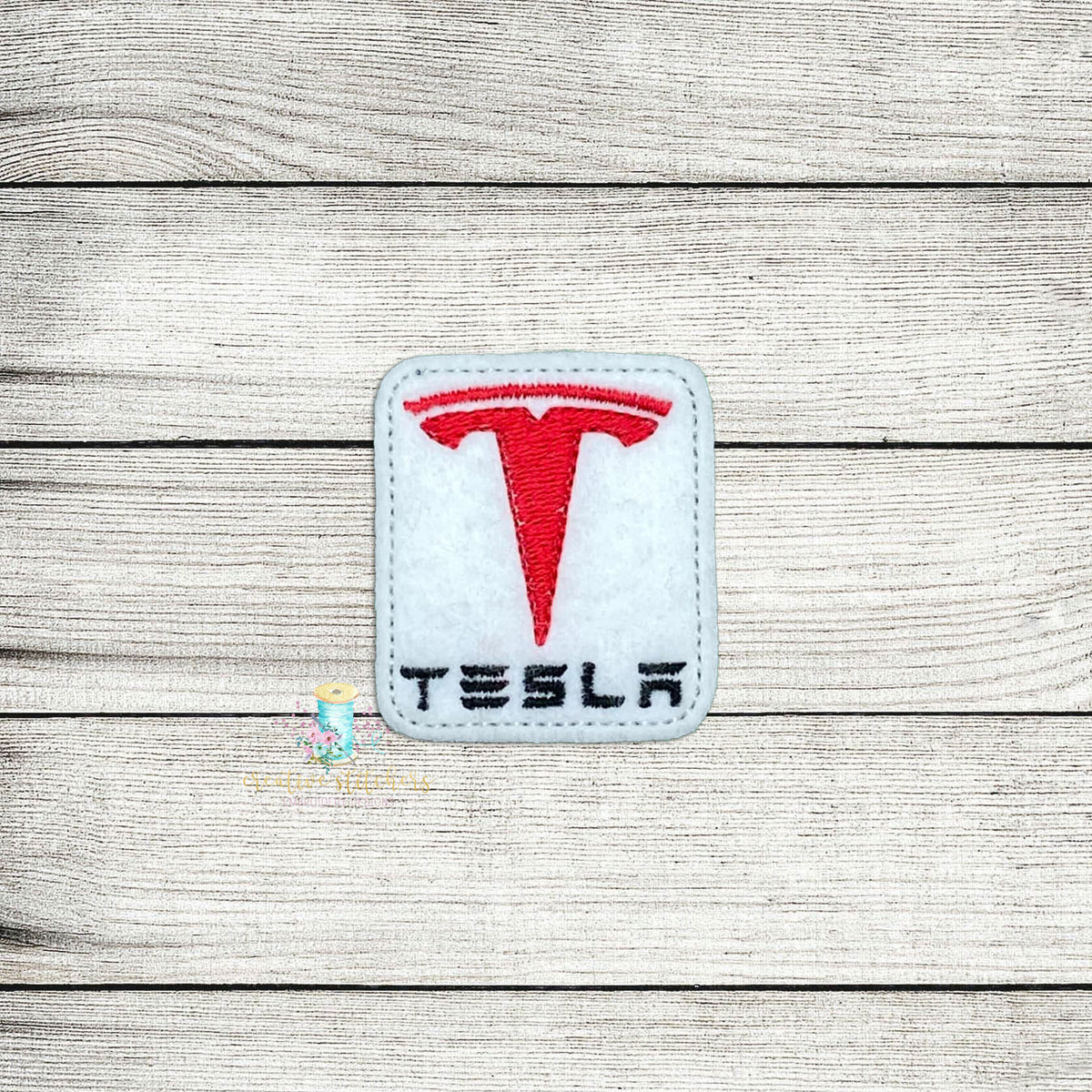 Tesla Feltie Digital Embroidery Design File – Creative Stitchers