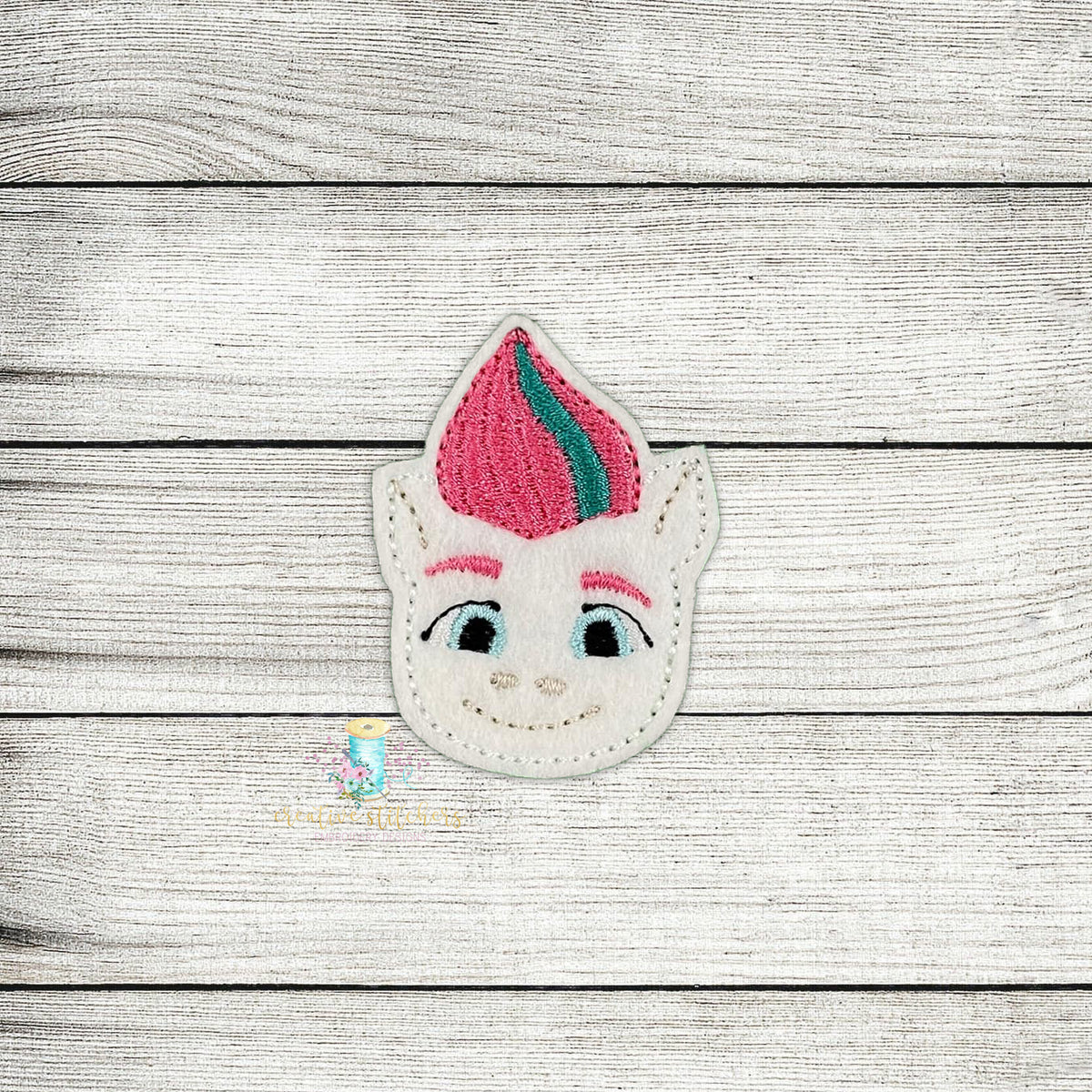 MLP Zipp Head Feltie Digital Embroidery Design File – Creative Stitchers