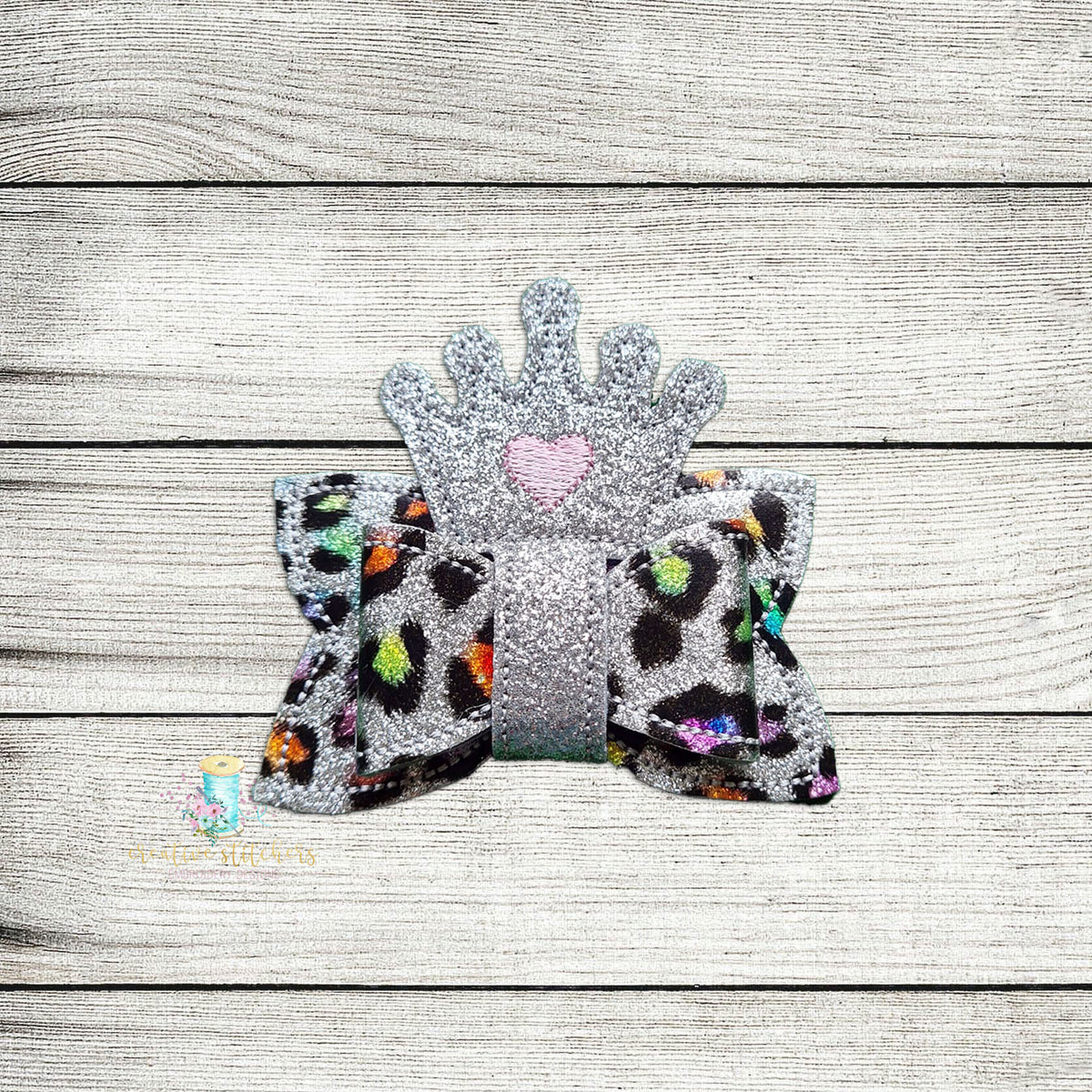 Crown With Loop Feltie Digital Embroidery Design File – Creative Stitchers