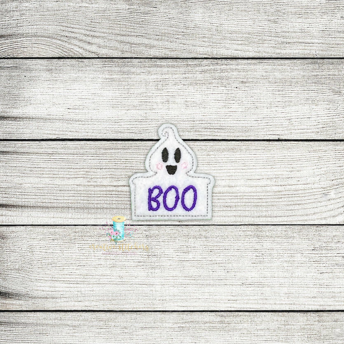 Ghost Boo Feltie Digital Embroidery Design File – Creative Stitchers