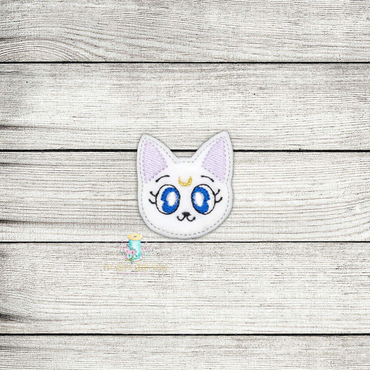 Moon Cat Digital Embroidery Design File – Creative Stitchers