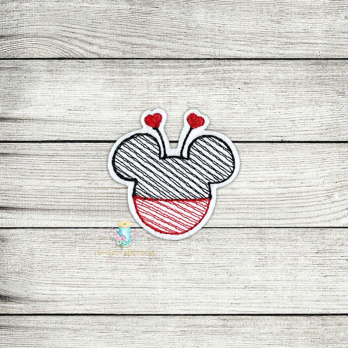 Mouse Hearts Feltie Digital Embroidery Design File – Creative Stitchers