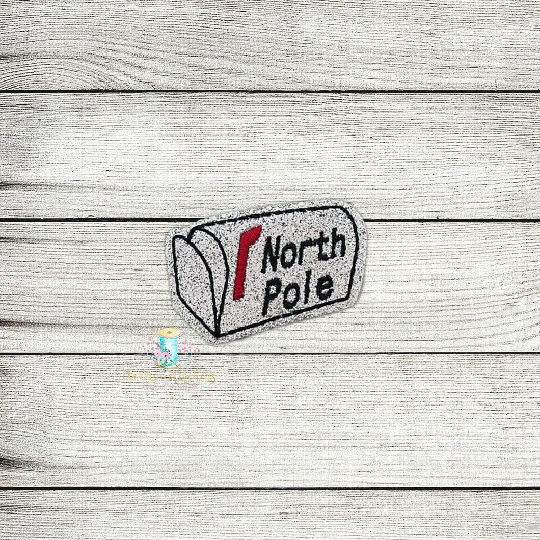 North Pole Mailbox Feltie Digital Embroidery Design File – Creative ...