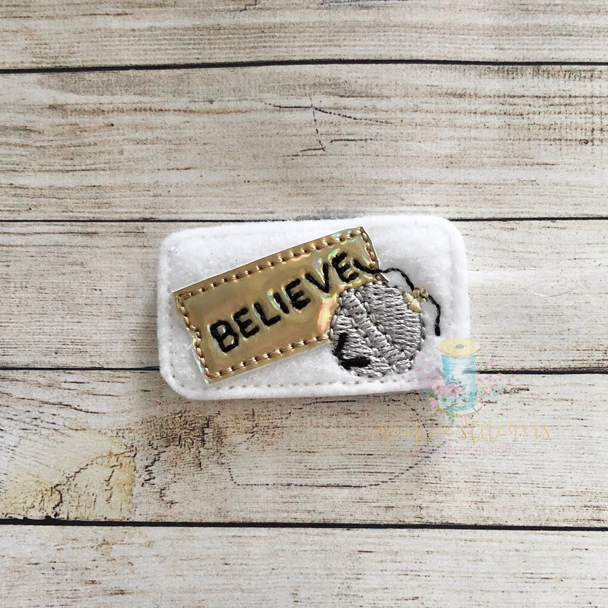 Believe Bell Digital Embroidery Design File – Creative Stitchers