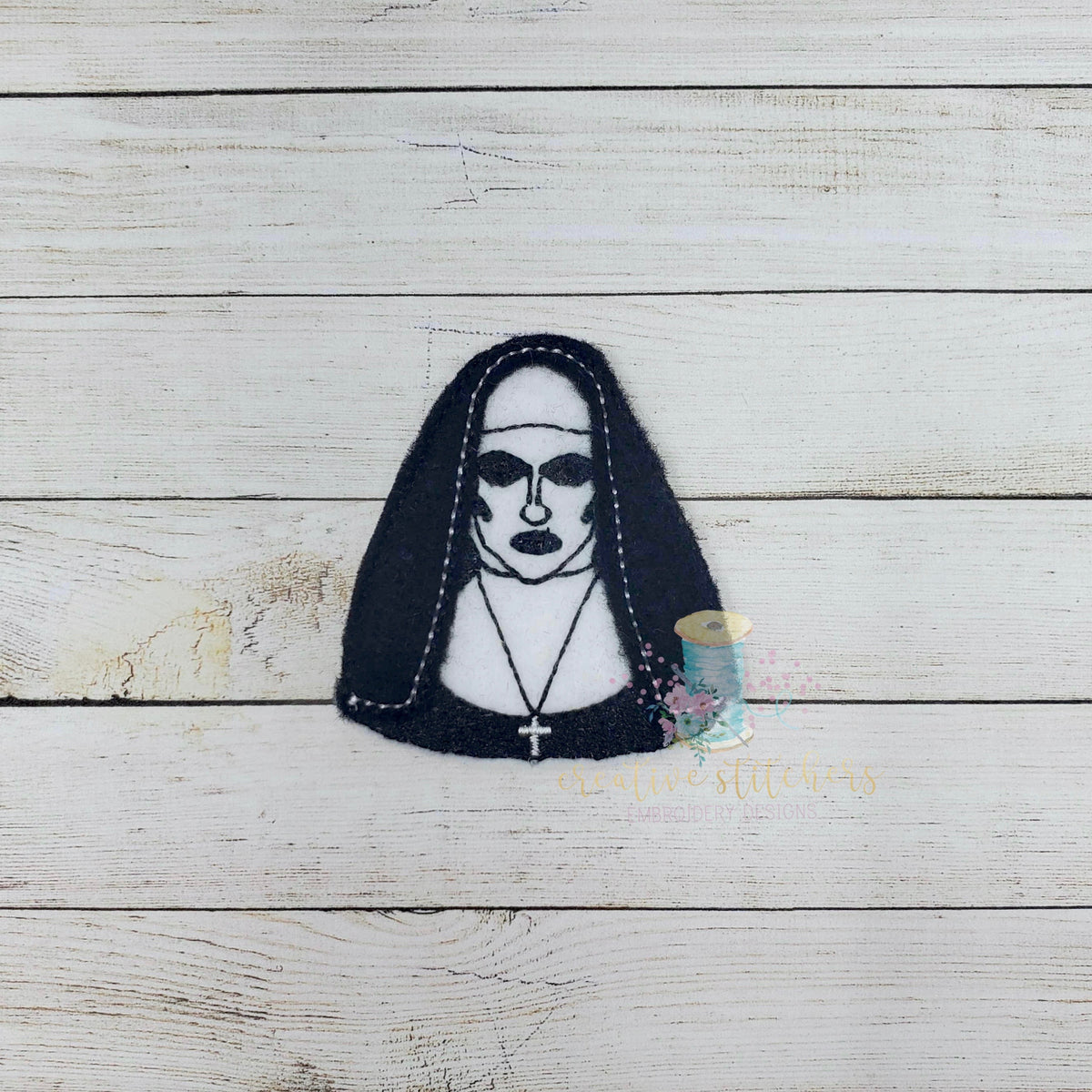 Nun Digital Embroidery Design File – Creative Stitchers