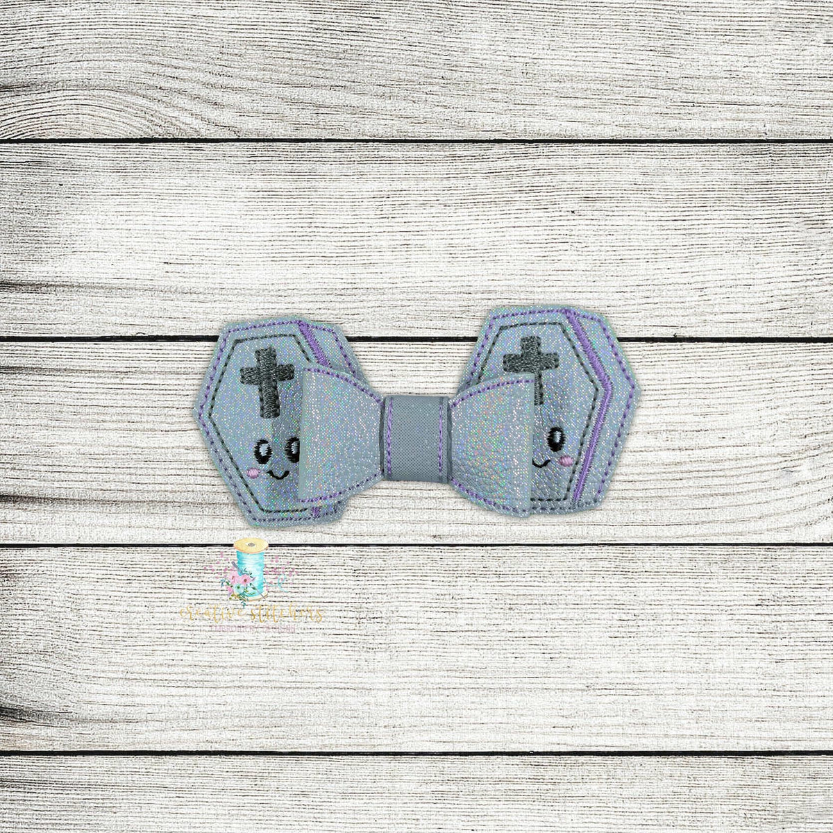 3D Coffin Bow Digital Embroidery Design File – Creative Stitchers
