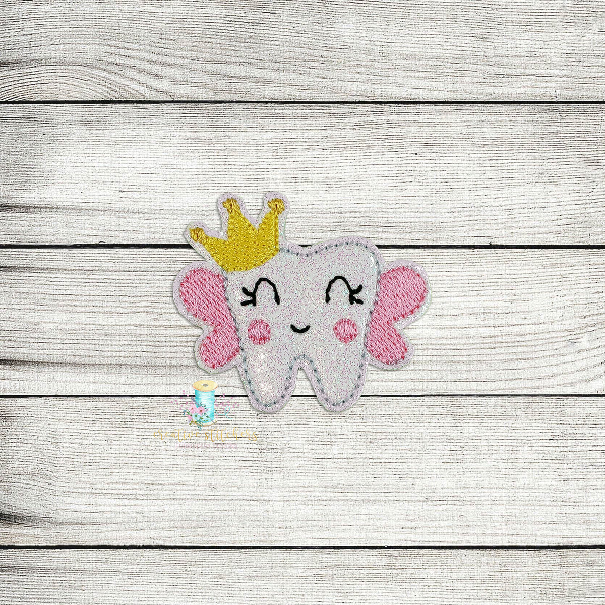 Tooth Fairy Queen Feltie Digital Embroidery Design File – Creative ...