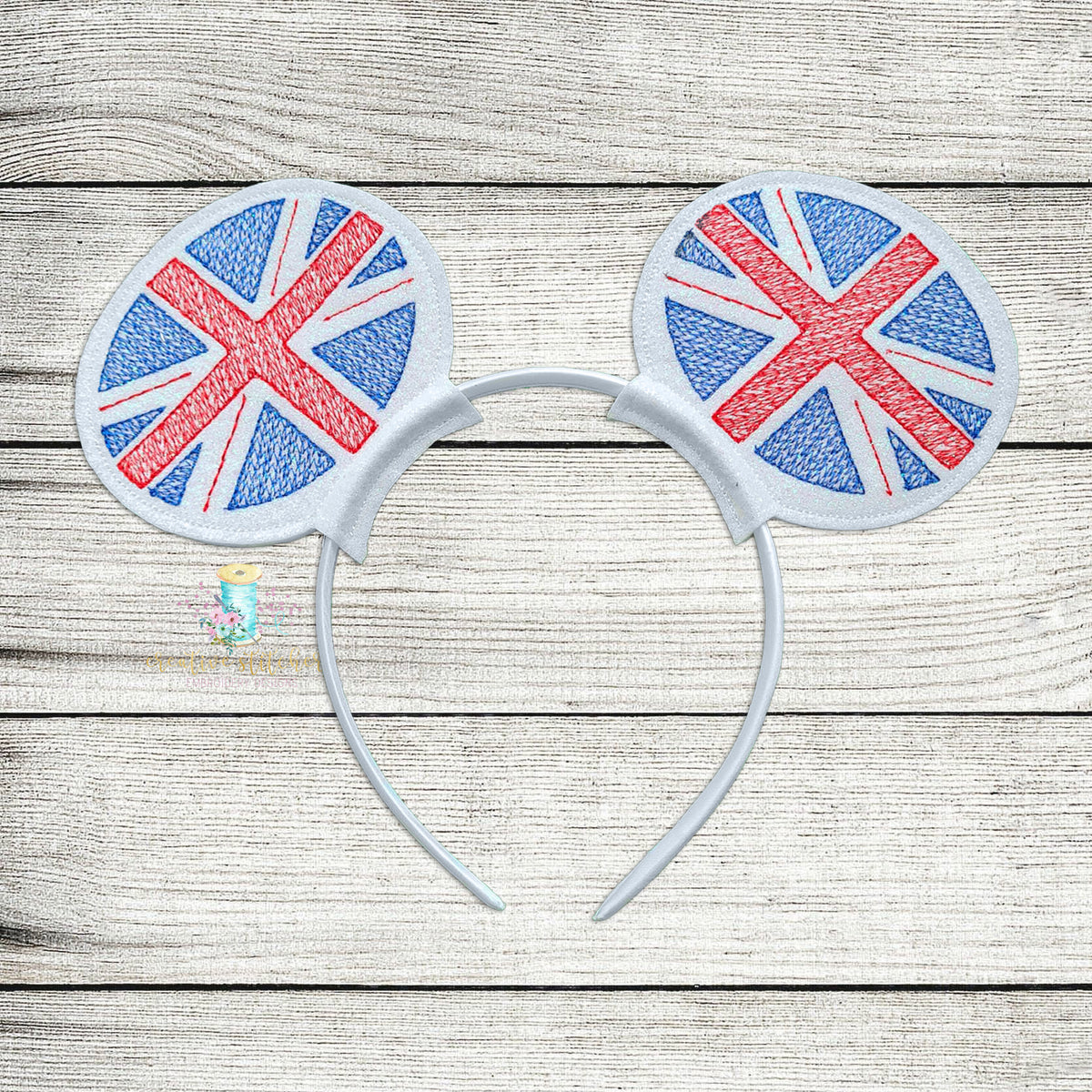 Union Jack Ears Digital Embroidery Design File – Creative Stitchers
