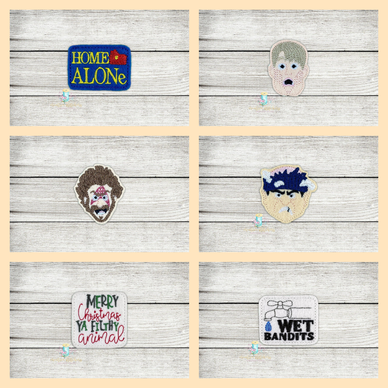 Home Alone Set Digital Embroidery Design File – Creative Stitchers