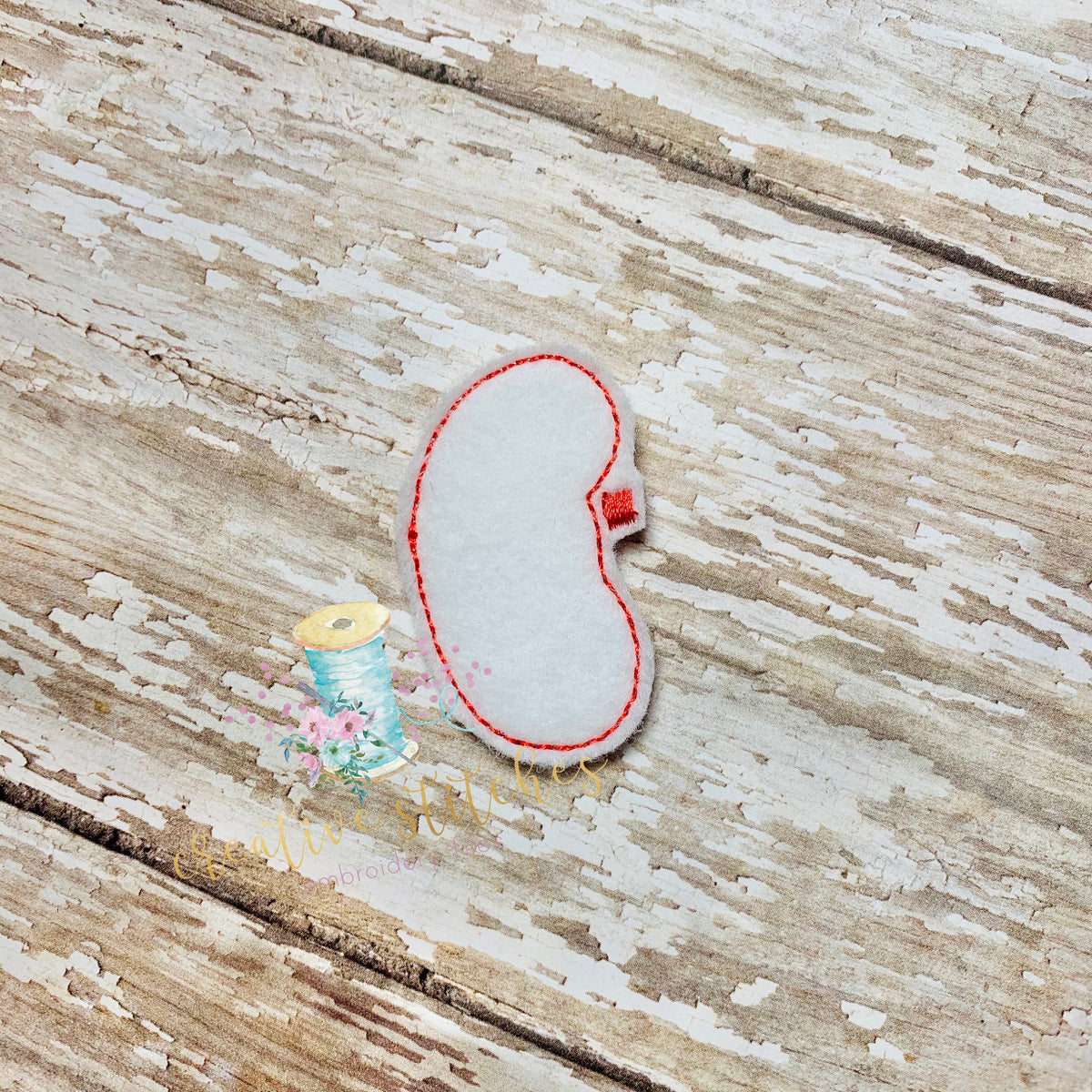 Kidney Feltie Digital Embroidery Design File Patch – Creative Stitchers