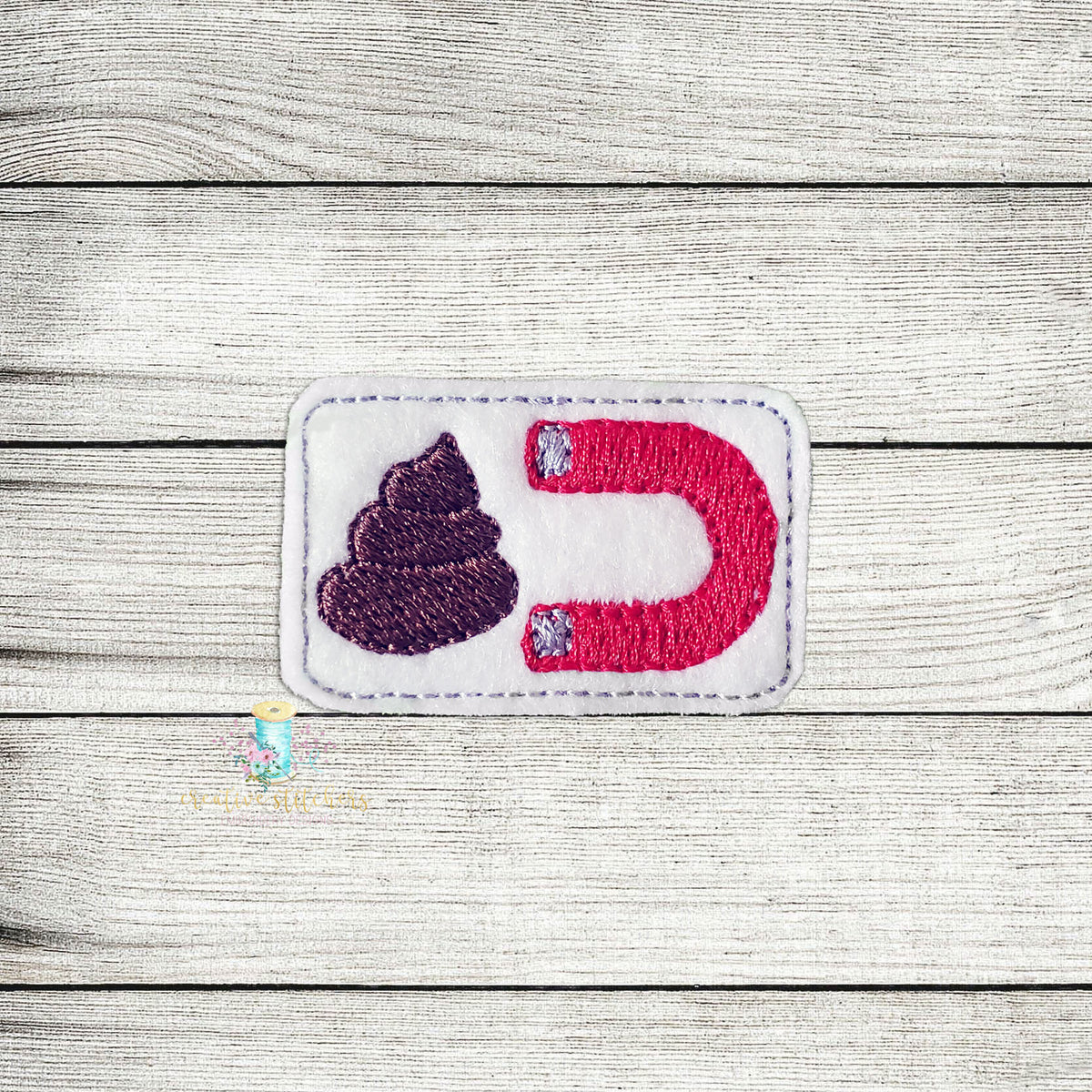 Poop Magnet Feltie Digital Embroidery Design File – Creative Stitchers