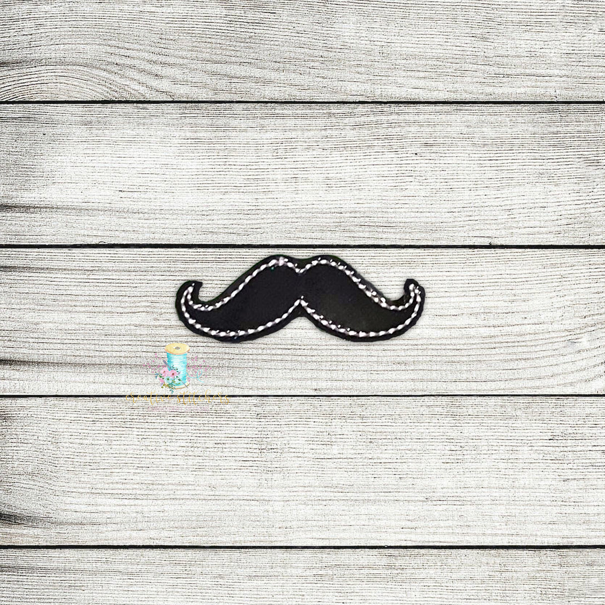 Simple Mustache Feltie Digital Embroidery Design File – Creative Stitchers